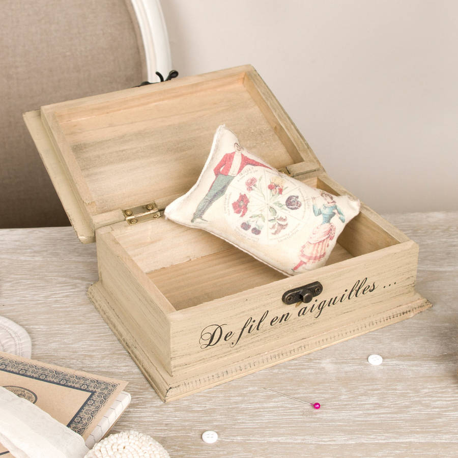 retro machine sewing storage box by dibor | notonthehighstreet.com