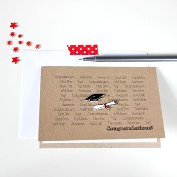 exams and graduation congratulations card by little silverleaf ...