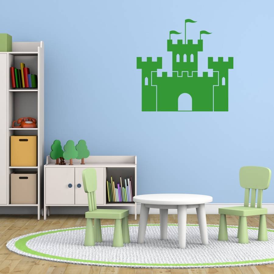 castle vinyl wall sticker by mirrorin | notonthehighstreet.com