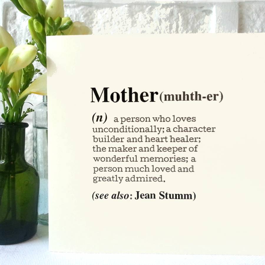 Sweet Definition Of Mother at Clinton Richardson blog