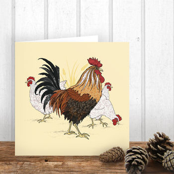 Chickens Card By Hipster Spinster | notonthehighstreet.com