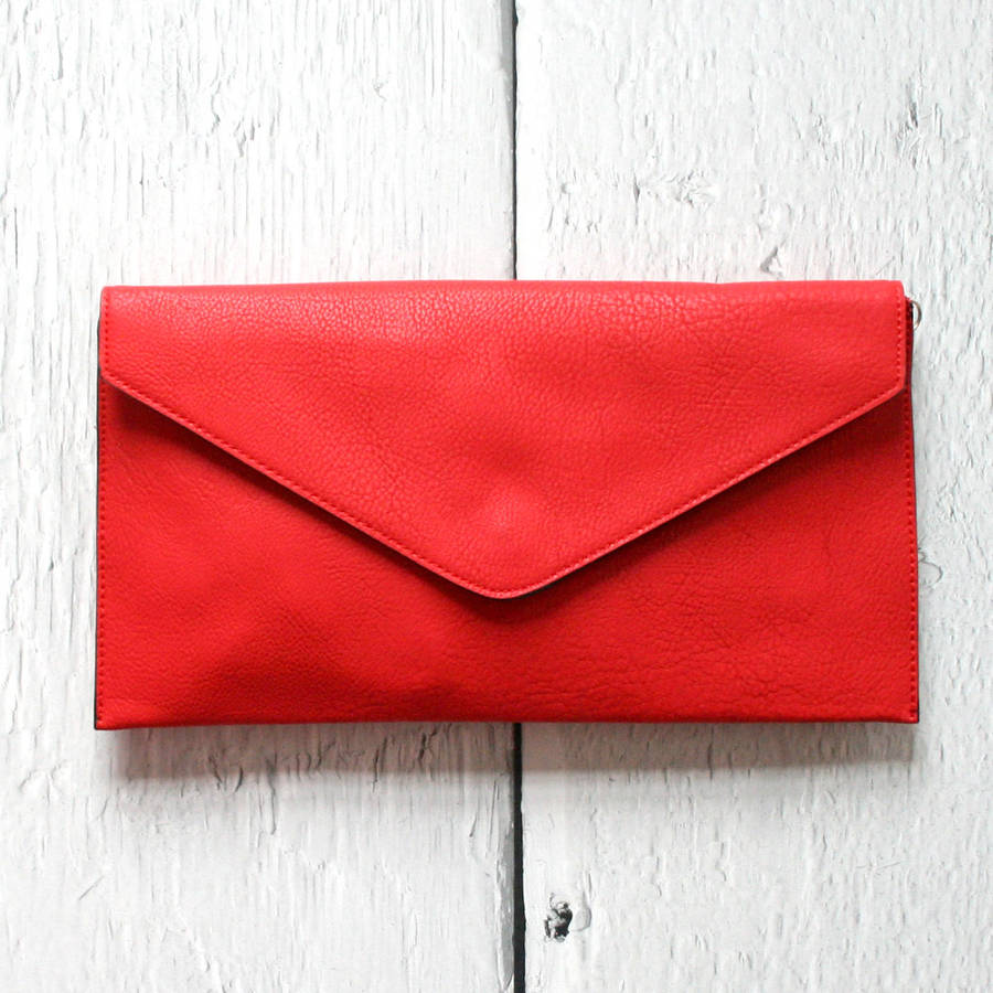 envelope style clutch bag by hayley & co | notonthehighstreet.com