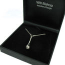 Sterling Silver Raindrop Pendant By Will Bishop Jewellery Design ...