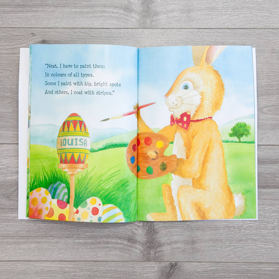 personalised the easter bunny story softback book by my 1st years ...