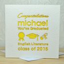 Personalised Laser Cut You've Graduated Card By Sweet Pea Design ...