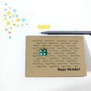 Personalised Happy Birthday Card, Birthday Present Card By Little ...