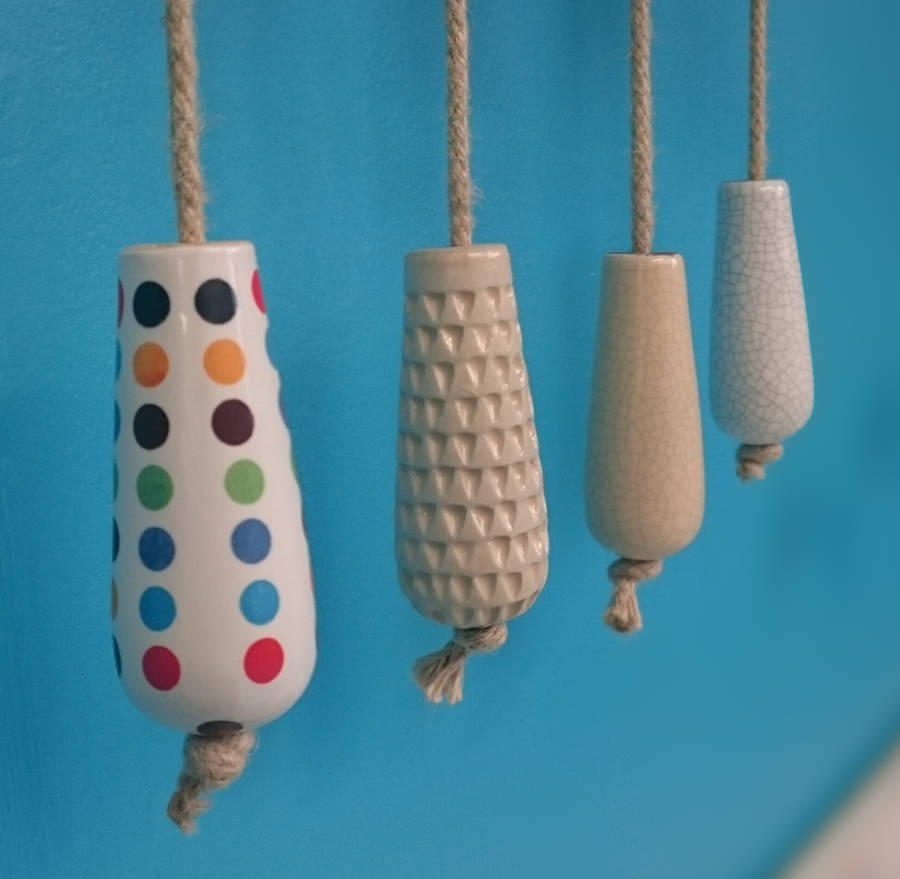 ceramic porcelain bathroom light pulls by pushka home ...