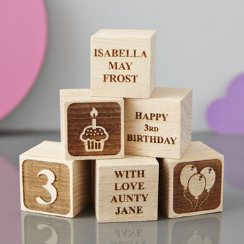 Personalised Birthday Building Block By Sophia Victoria Joy ...