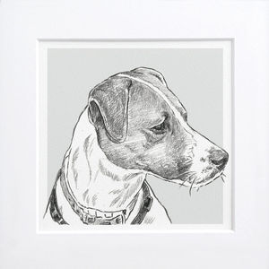 Bespoke Dog Breed Print By Letterfest | notonthehighstreet.com