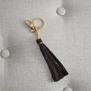 handmade leather tassel key ring charm by diddywear ...