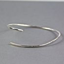 Sterling Silver Wrap Bangle By Gaamaa | notonthehighstreet.com