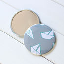 Origami Pocket Mirror By Sparrow And Wolf | notonthehighstreet.com