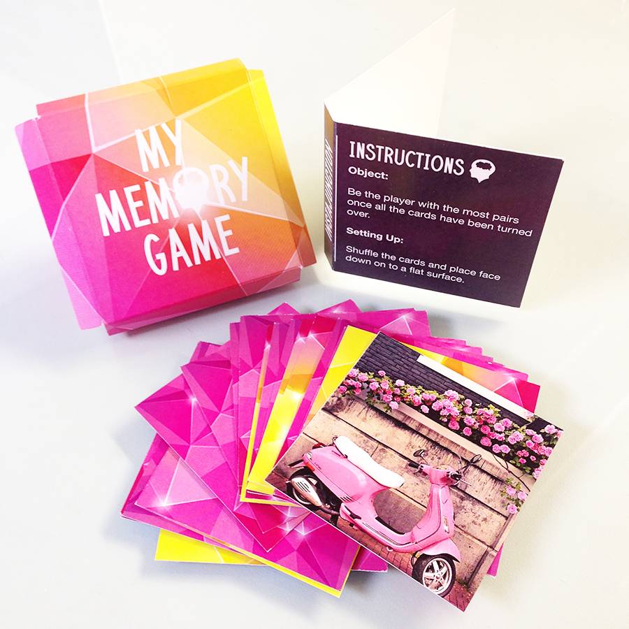 Create Your Own Personalised Memory Game By Instajunction 