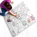 Colour In Tablecloth Party Time *Personalise It By Eggnogg Ltd ...