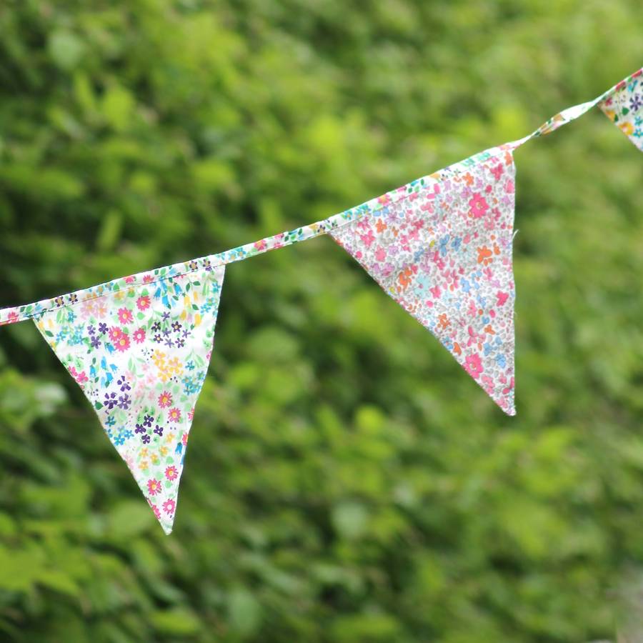 vintage floral bunting by chapel cards | notonthehighstreet.com