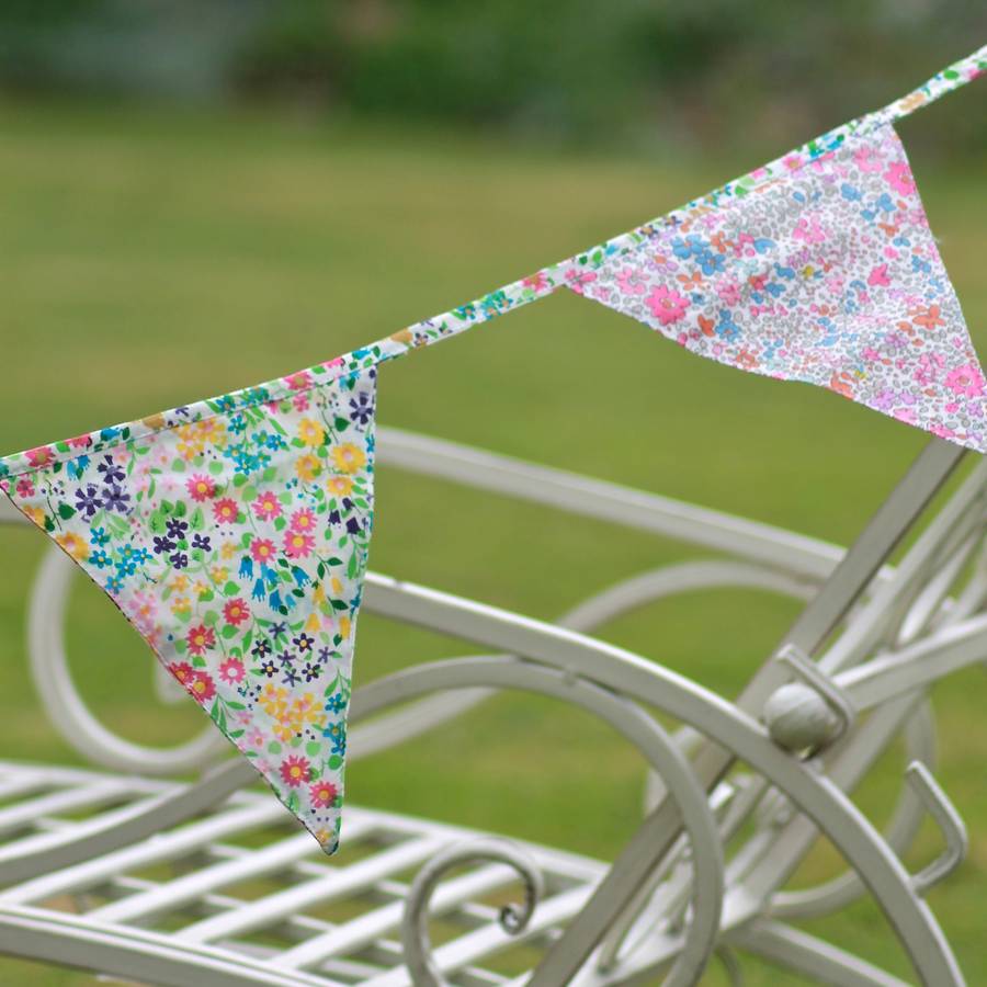 vintage floral bunting by chapel cards | notonthehighstreet.com