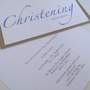 10 little bow christening invitations personalised by gorgeous ...