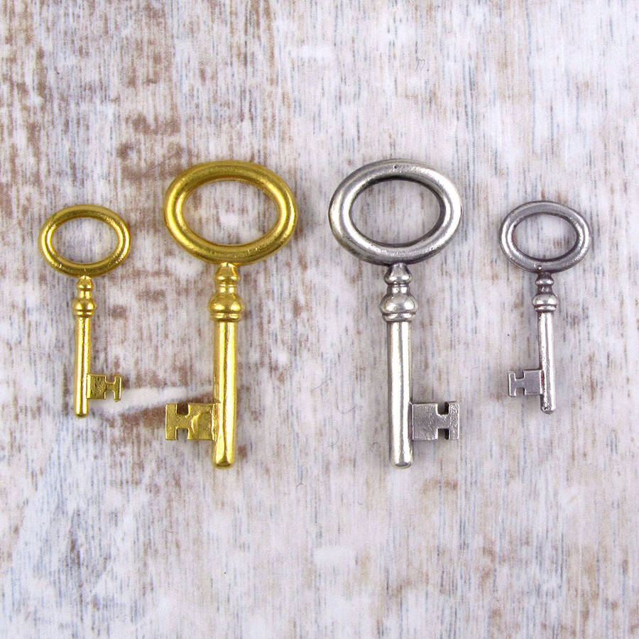 key charm by black pearl | notonthehighstreet.com