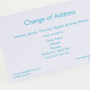 Classic Change Of Address Cards By This Is Nessie | notonthehighstreet.com