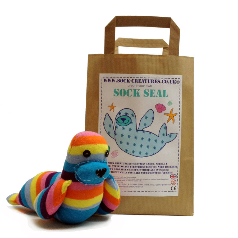 sock seal craft kit by sock creatures | notonthehighstreet.com