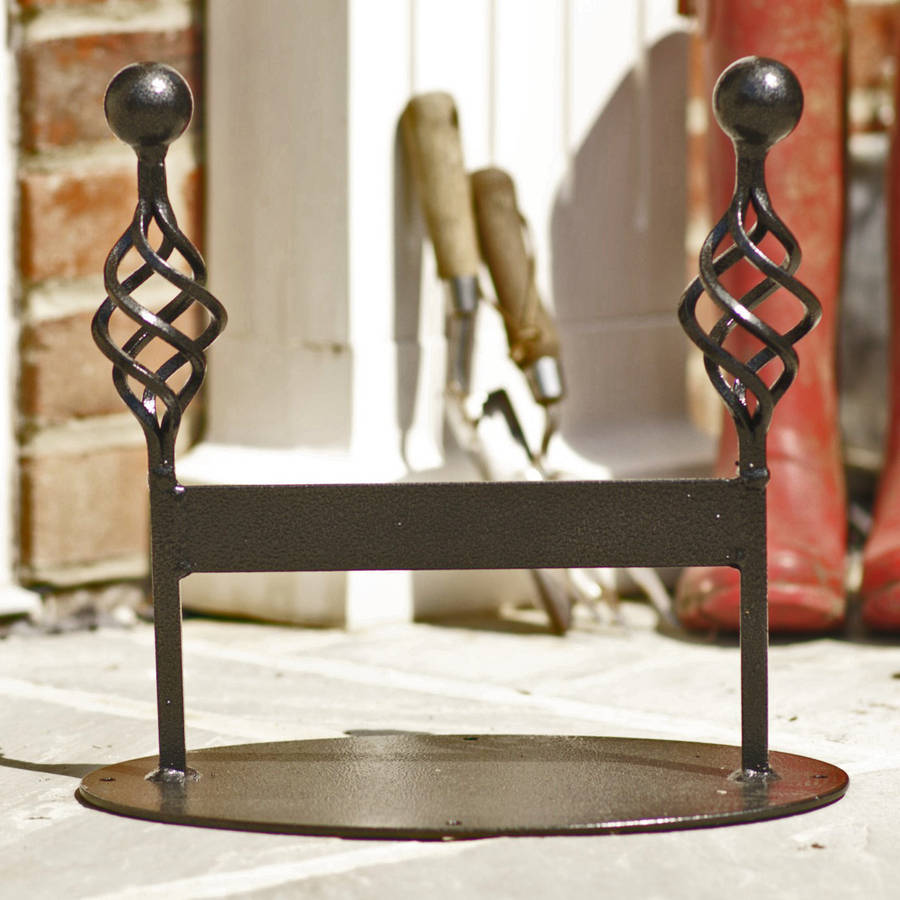 Classic Steel Boot Welly Scraper Made In Britain By The Orchard ...