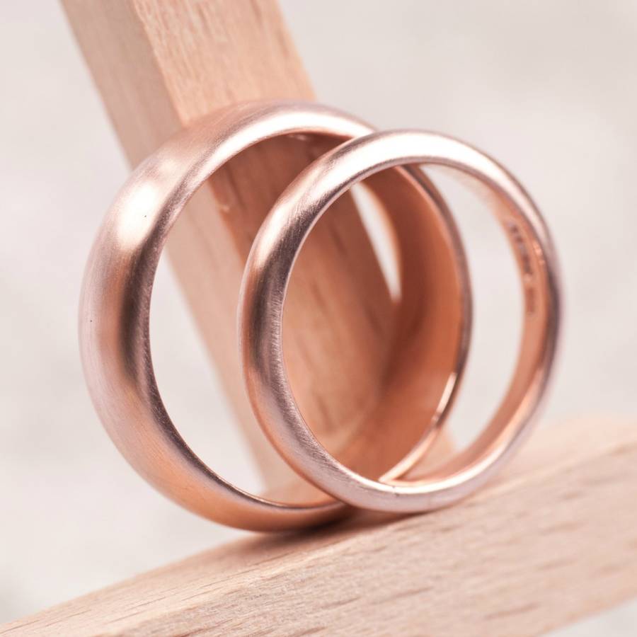 solid 9ct or 18ct gold simple wedding band by alison moore designs ...