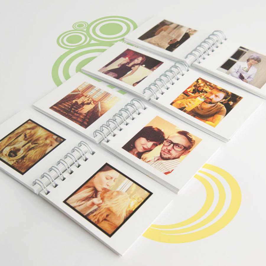 personalised compact photo book by instajunction | notonthehighstreet.com