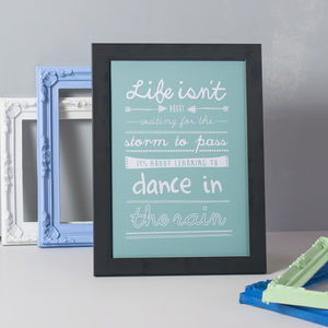 'Learning To Dance In The Rain' Print By Oakdene Designs