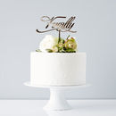 Elegant 'finally' Wedding Cake Topper By Sophia Victoria Joy ...