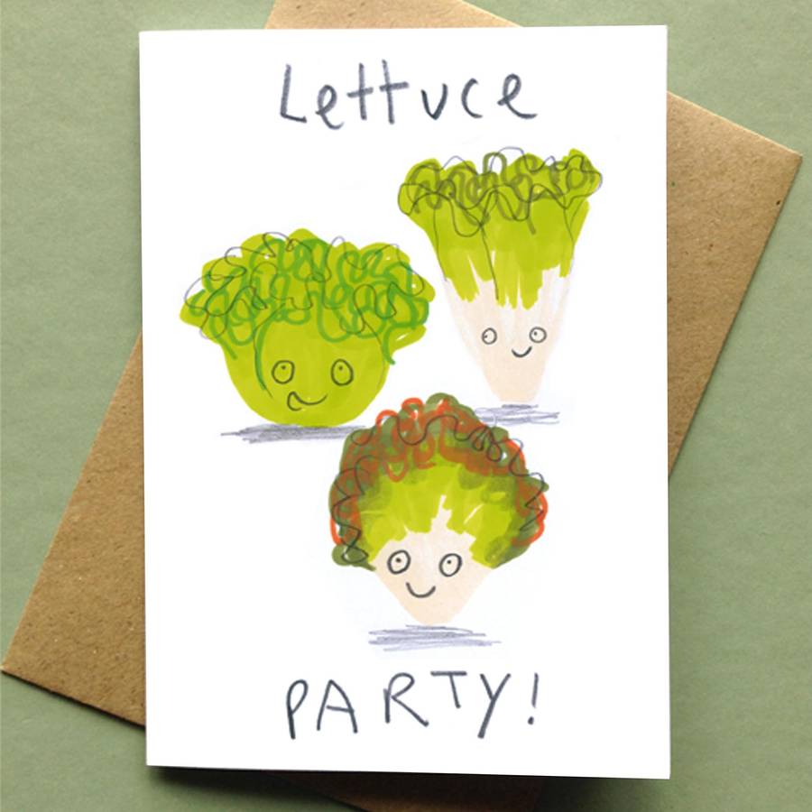 happy birthday vegetable card by jo clark design | notonthehighstreet.com