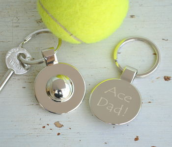 Personalised Tennis Ball Keyring By Me And My Sport ...