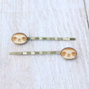 Wooden Sloth Hair Grips By Ginger Pickle | notonthehighstreet.com