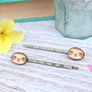 Wooden Sloth Hair Grips By Ginger Pickle | notonthehighstreet.com