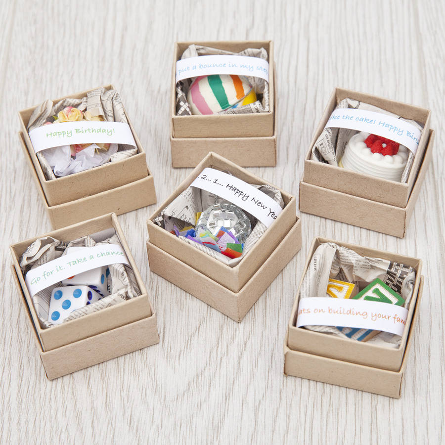 tiny package with token gift and message by the gift oasis ...