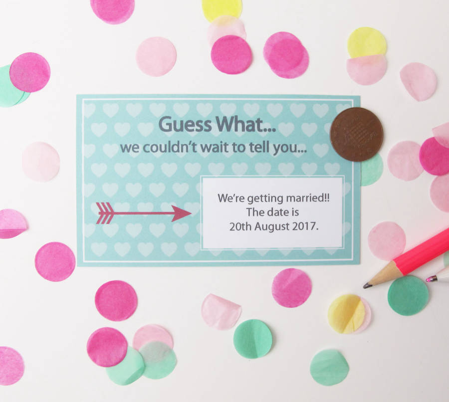 Fake Scratch Card Wedding