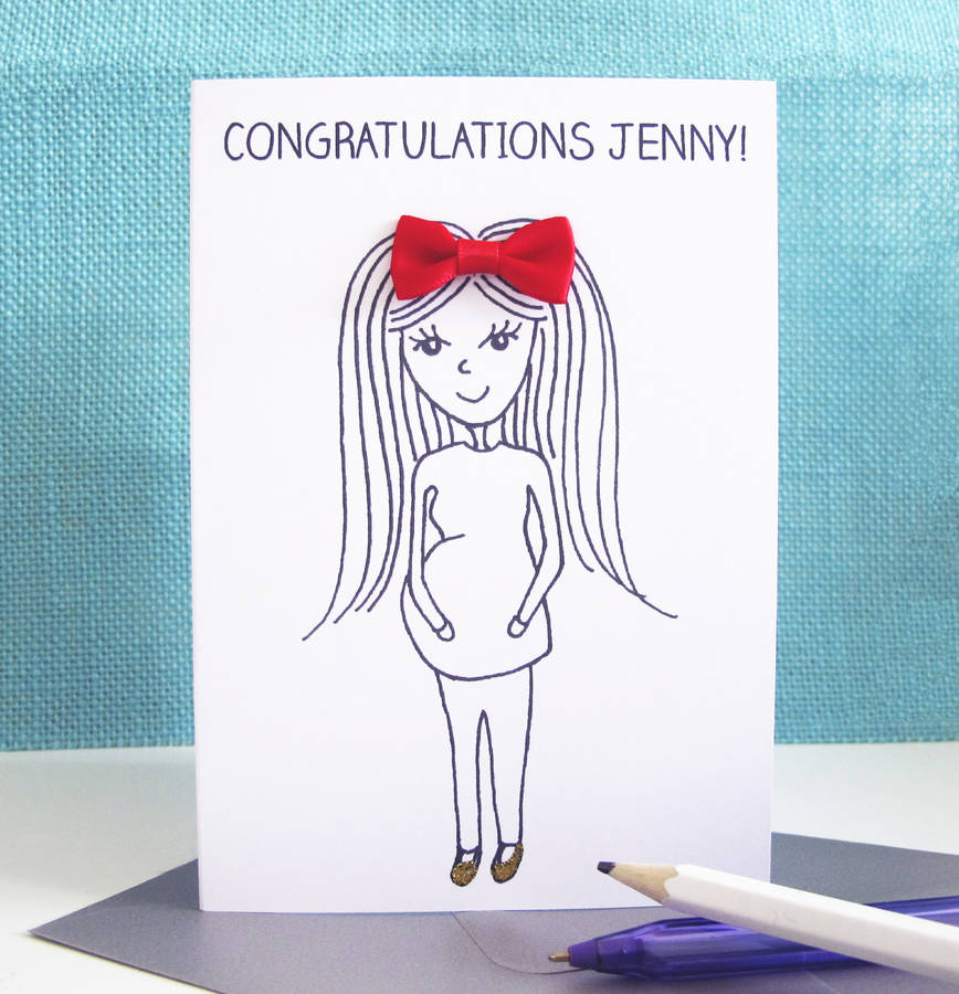 Personalised Congratulations You're Pregnant Card By Chips & Sprinkles ... Personalised Congratulations You're Pregnant Card By Chips & Sprinkles ...