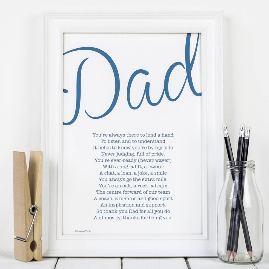 Poems For Your Dad