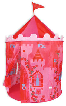 Pink Princess Castle Pop Up Tent By The Little Blue Owl ...