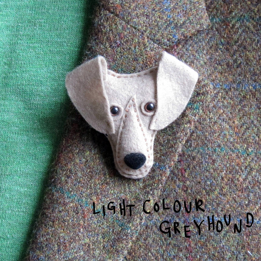 handmade felt dog brooch by thebigforest | notonthehighstreet.com