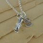 Personalised Sterling Silver Graduation Charm Necklace By Lily Charmed ...